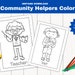 Community Helpers Printable Coloring for Preschoolers and Toddlers ...