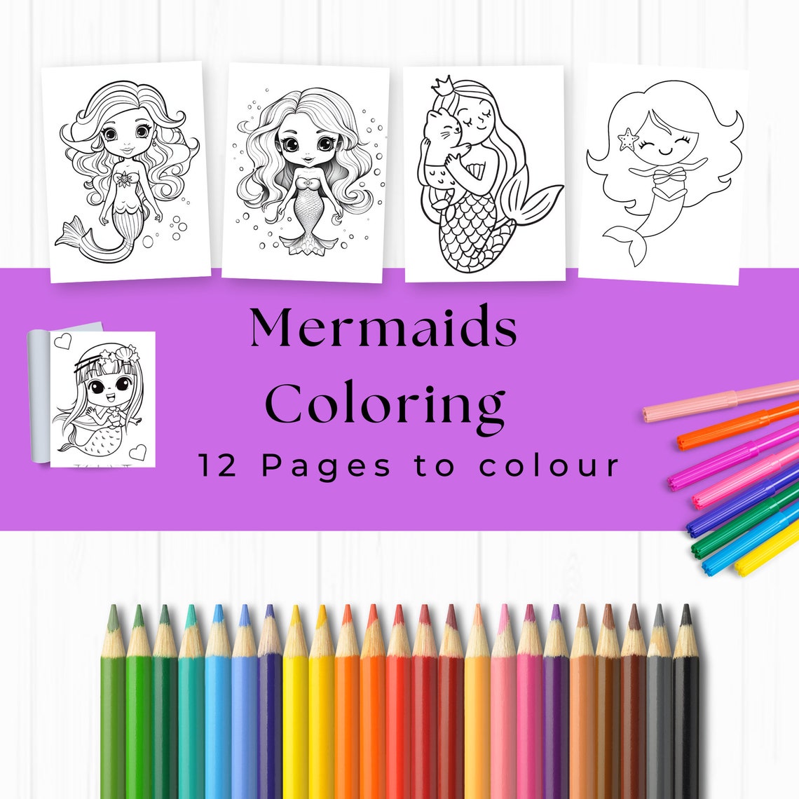 Mermaid Colouring Pages, Mermaid Activity, Little Mermaid Coloring ...