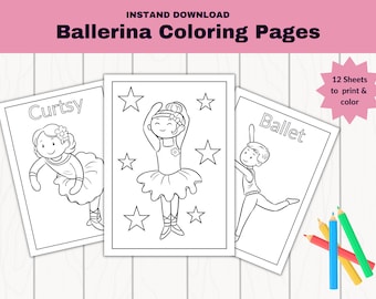 Ballet Activity Sheets Level 2 - Etsy