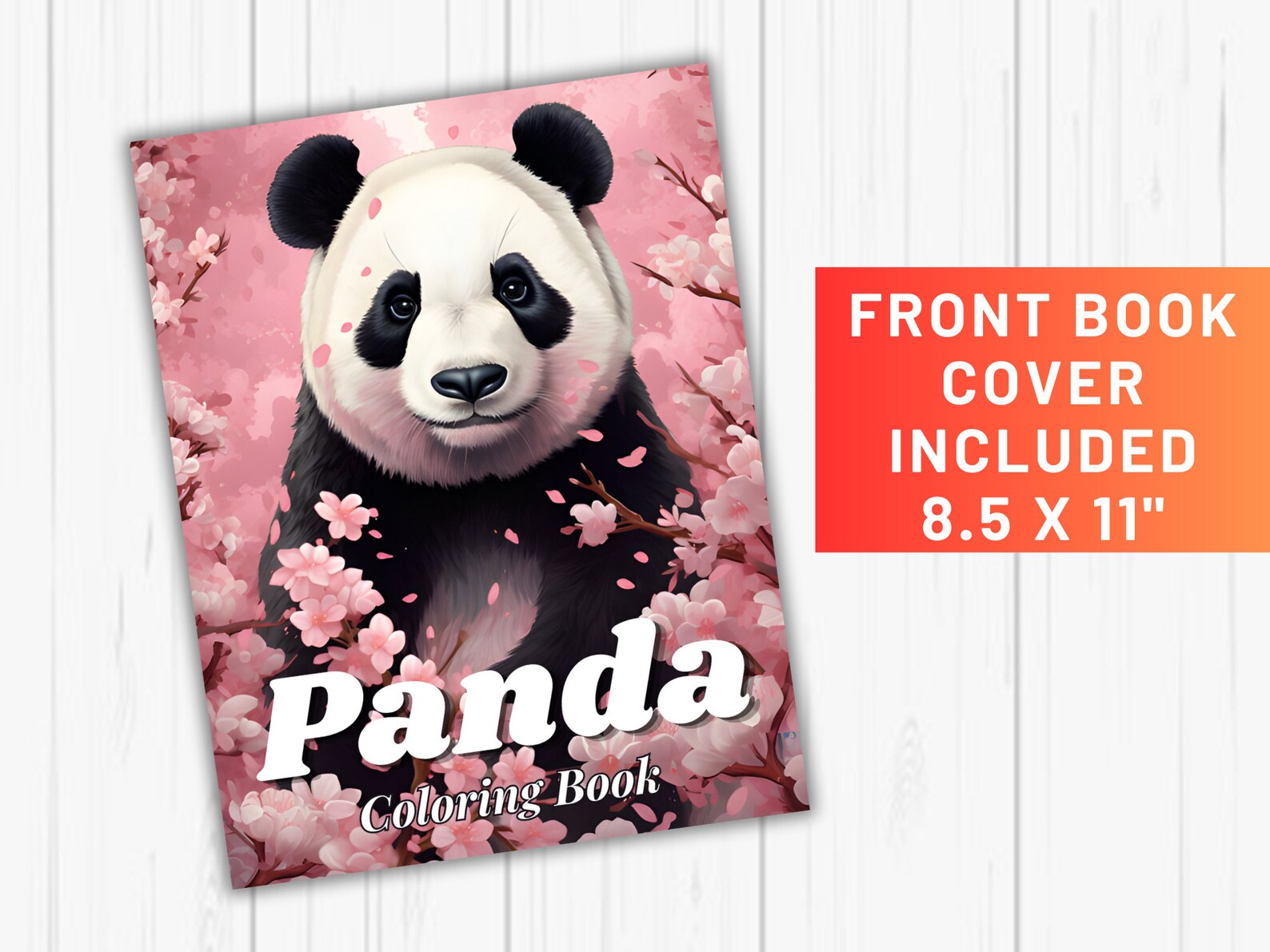 Panda Coloring Pages for Adults, Japanese Panda Coloring Book ...