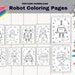 Robot Coloring Pages, Robot Birthday Party, Kids Coloring Sheets ...