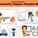 Printable Community Helpers Preschool Activities, Printable Playdough ...