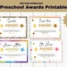 Classroom Awards for Preschoolers | Teacher Printable Preschool Awards ...
