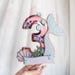 Mermaid Number 3 Cake Topper | Mermaid Birthday Party | Digital ...