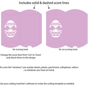 Easter Pillow Box SVG | Treat Box SVG - Etsy