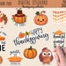 Thanksgiving Digital Sticker Pack PNG | Fall Stickers Bundle | Digital ...