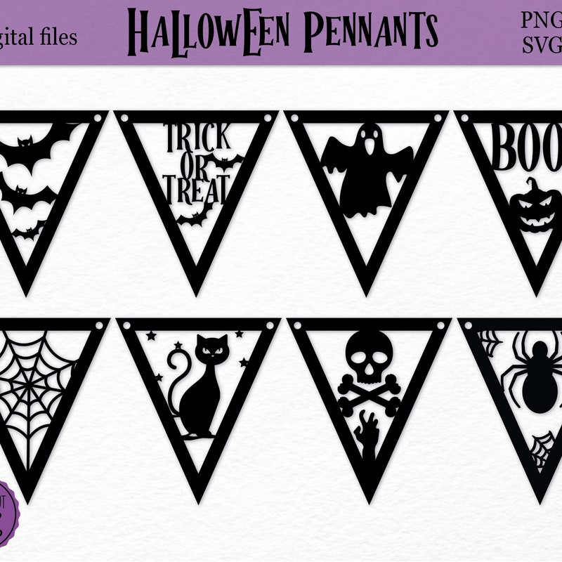 Halloween Pennants - Etsy