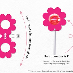 Valentine's Day Lollipop Holders SVG: 6 Designs (digital Download) - Etsy