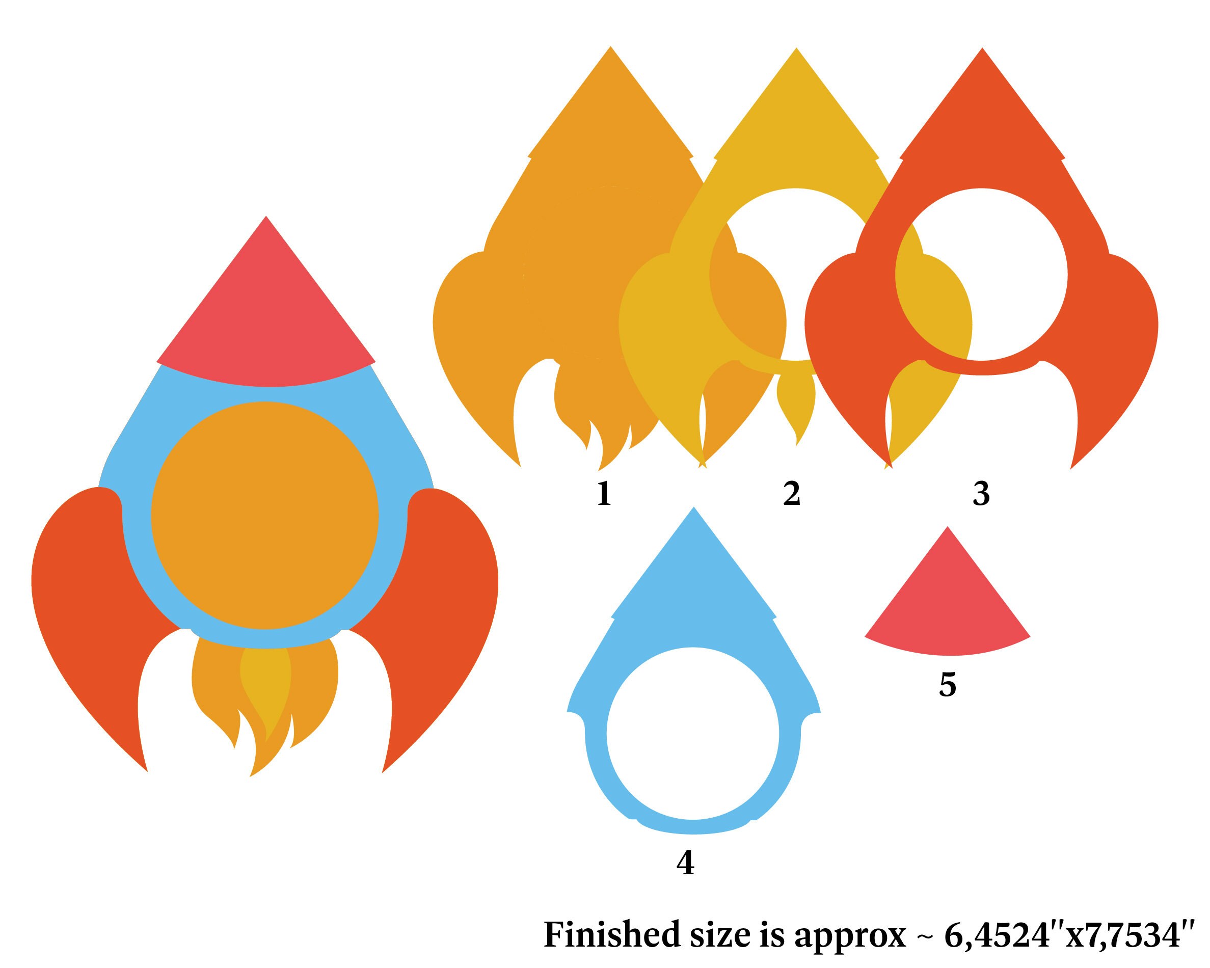 Rocket Candy Dome Svg Chocolate Holder Svg Digital Download - Etsy