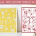 Happy Birthday Paper Cut Design | Digital Download - Etsy