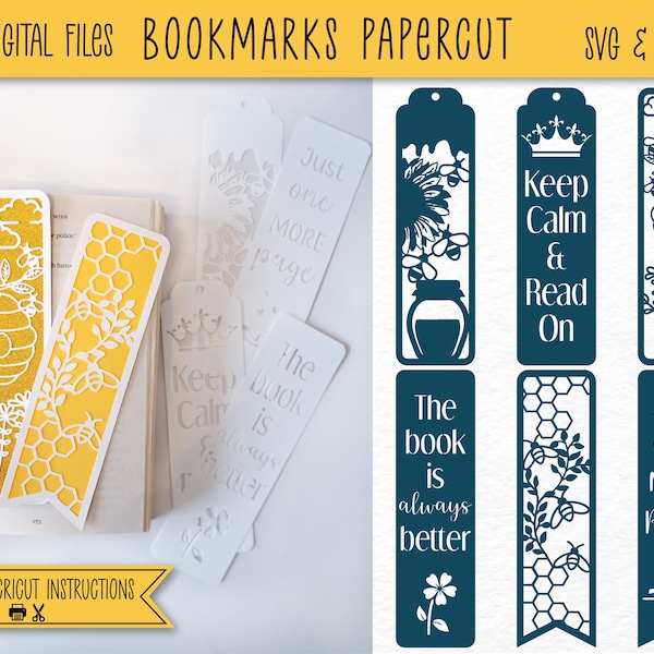 Bee Bookmark - Etsy