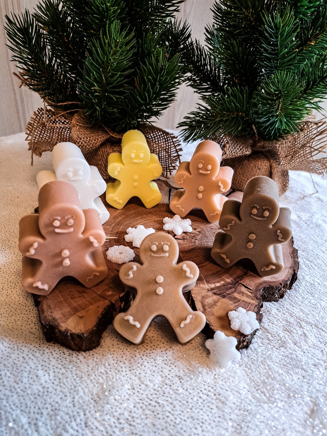 Shea Butter Soap, Gingerbread Man, Christmas, Winter, Various Fruit and ...