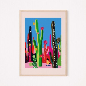 Cactus Poster - Etsy