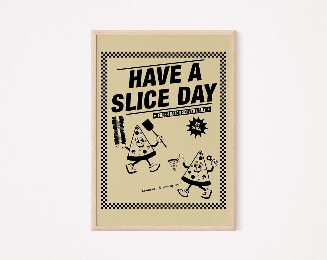 Pizza Box Poster, Pizza Print, Foodie Gifts, Food Print, Pizza Wall Art ...