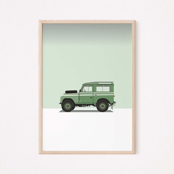 Land rover print - Etsy Nederland