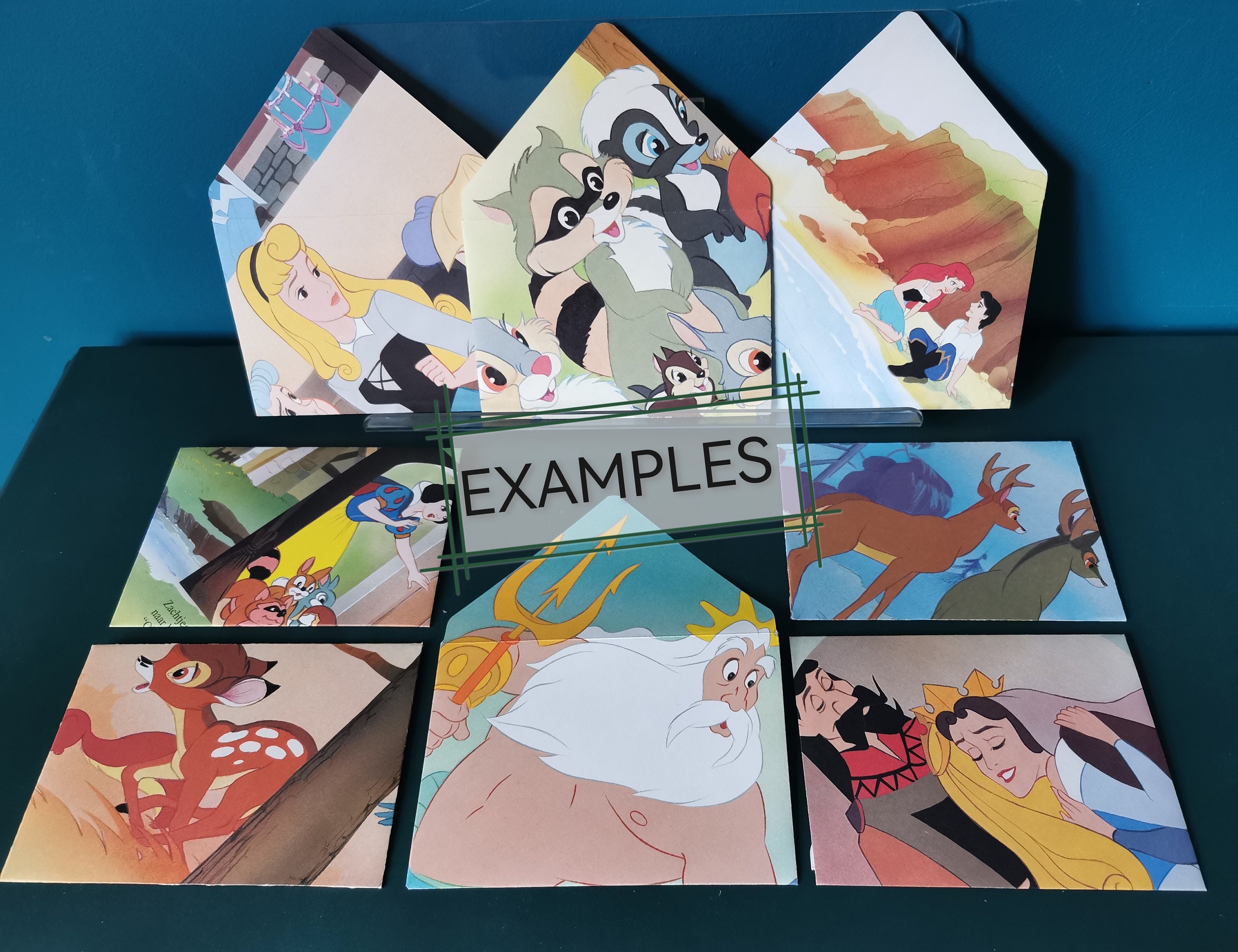 Disney Envelopes | Set of 10 | A6 | Handmade | Recycled Picture Books ...
