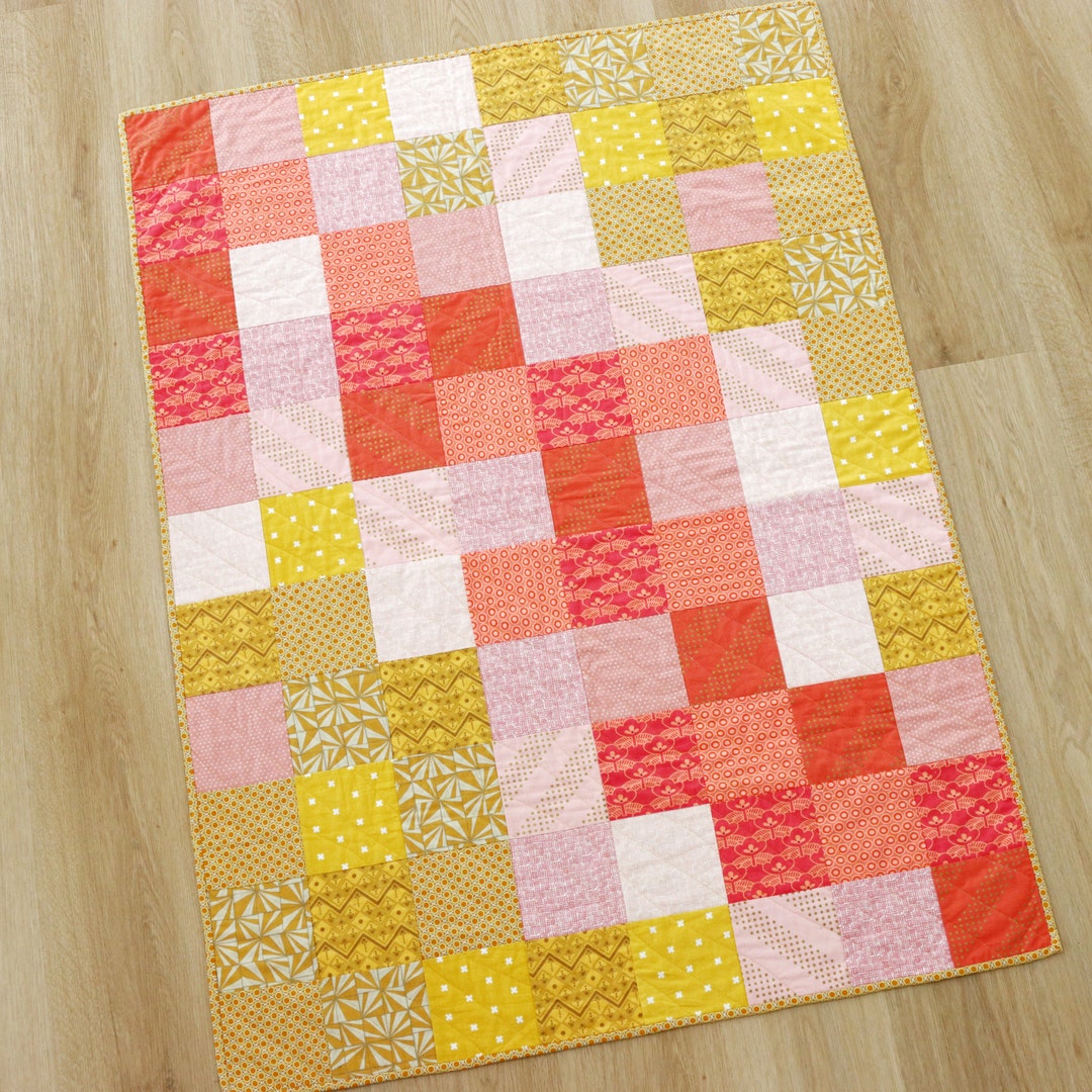 Sweet and Simple Squares Quilt Pattern PDF - Etsy