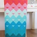Triangle Falls Quilt Pattern a Modern Quilt Pattern PDF by - Etsy