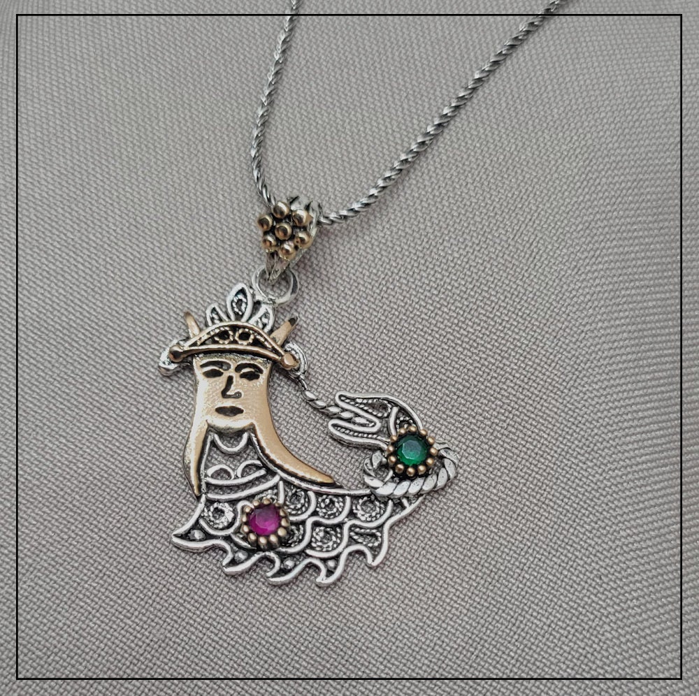 925 Sterling Silver Small Size Filigree SHAHMARAN Pendant, Shahsu ...