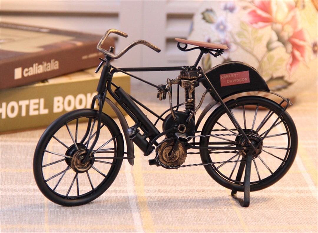 Retro Model of Wrought Iron Bicycle Living Room Bedroom - Etsy