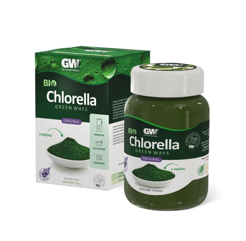 Green Ways: High Quality Organic Chlorella Powder 350g - Etsy