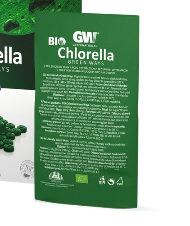 Green Ways: Chlorella Tablets 330g Organic & Natural - Etsy