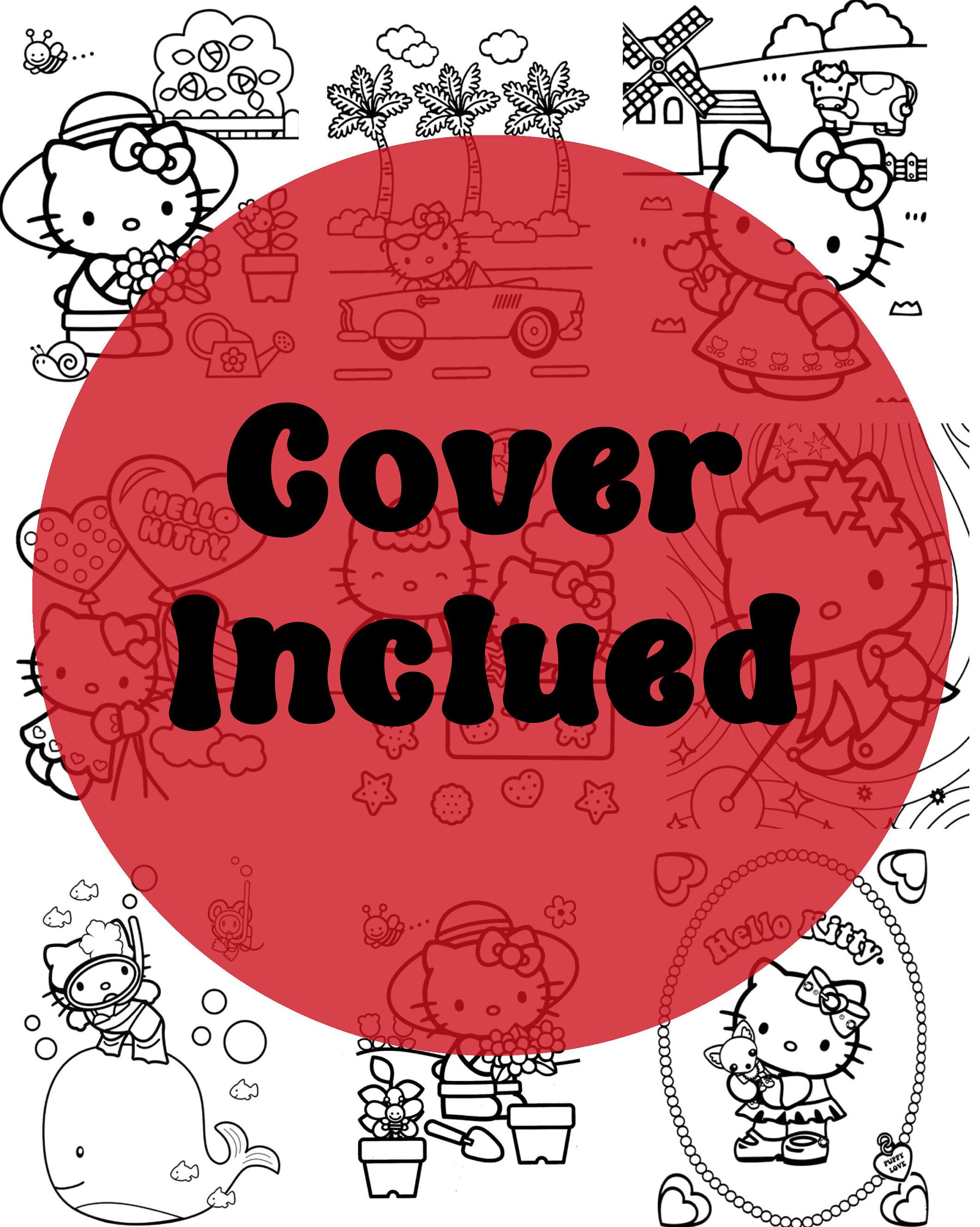 Kitty - My Coloring Book - Etsy