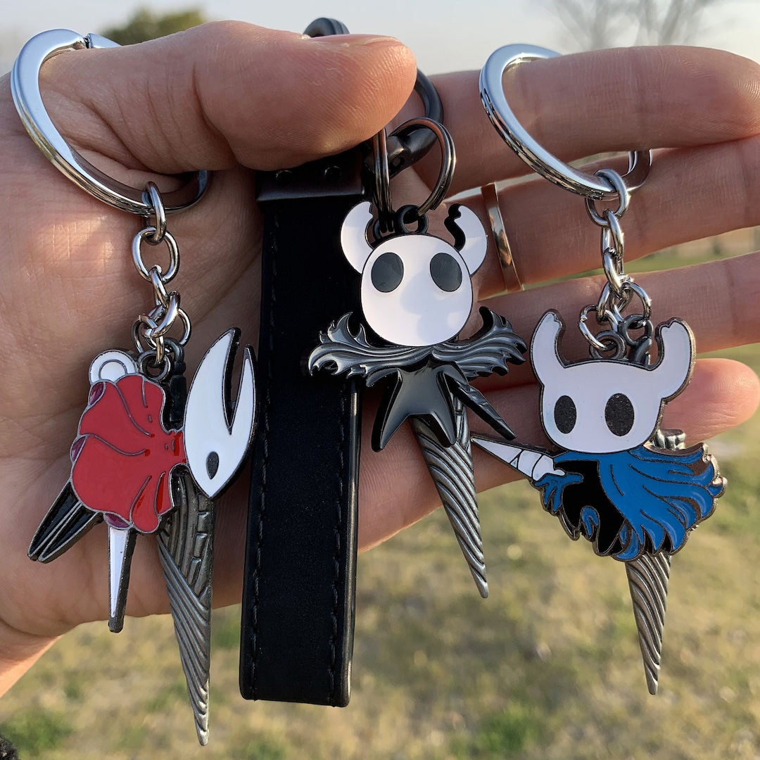 Hollow Knight Keychain Hollow Knight Figure Charm Key Holder Game ...