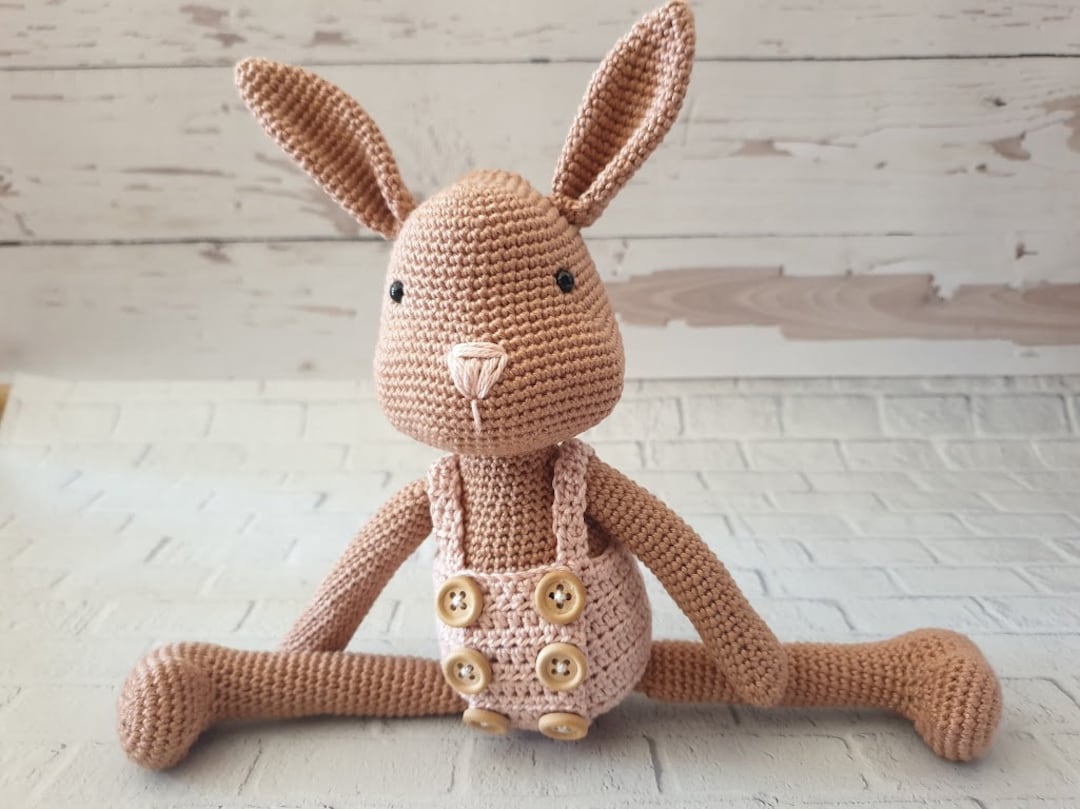 Crochet Rabbit Toy Amigurumi Bunny Doll Handmade Rabbit - Etsy