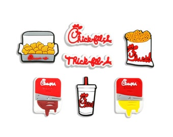 Fast Food Crocs Charm - Etsy