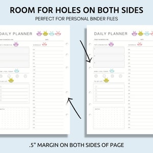 Aesthetic Daily Routine Planner, Squishy Themed Hourly Planner, Daily ...