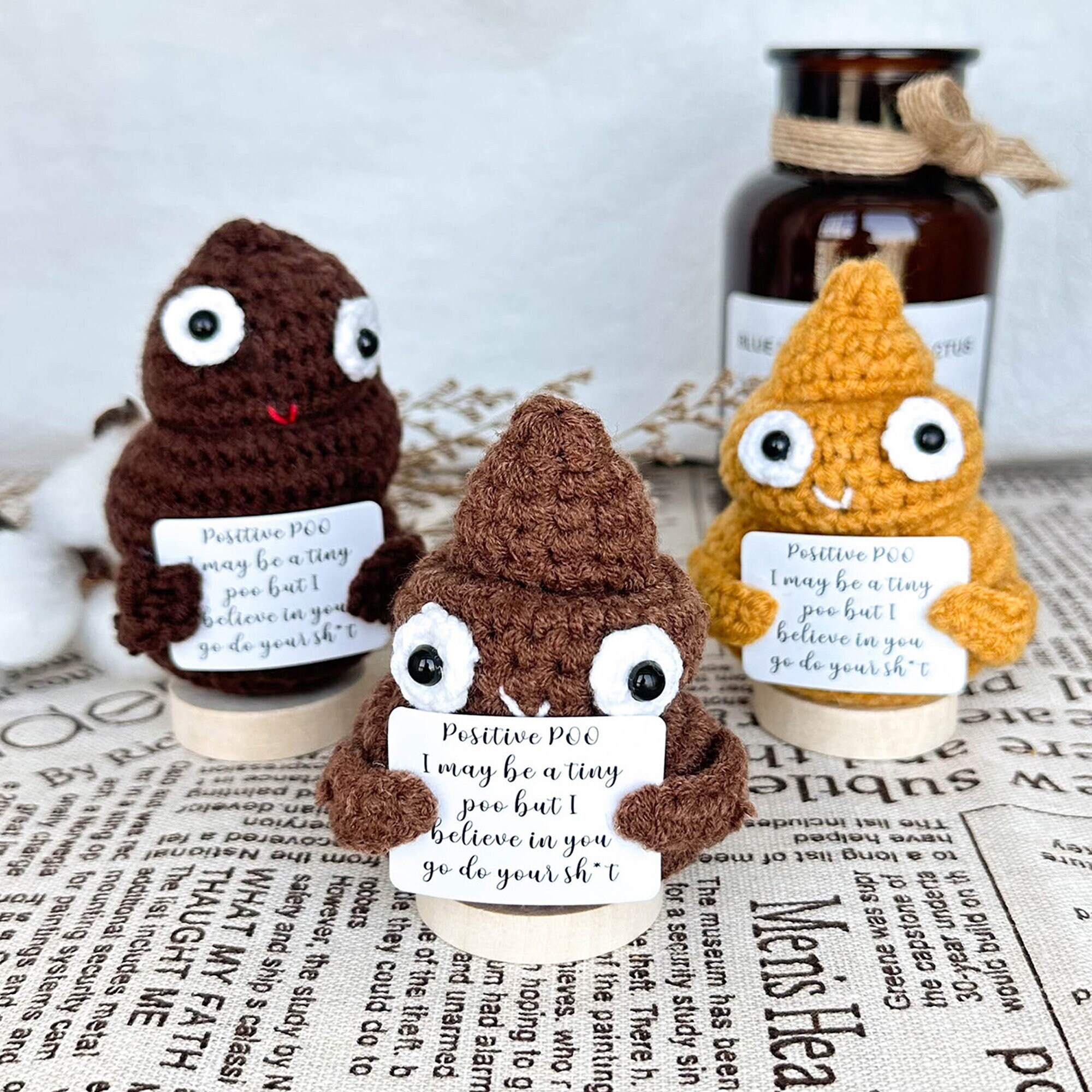 Pomme de terre positive Caca positif Motivation pour la - Etsy France