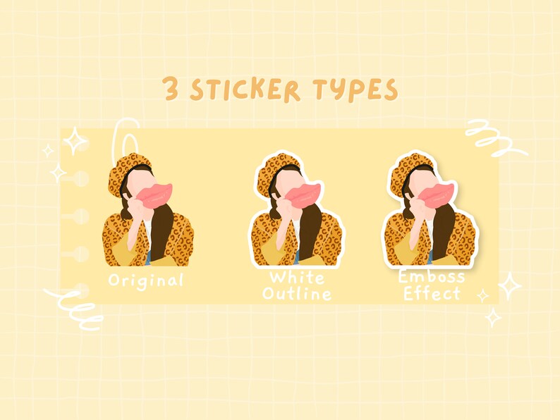 IU Bbibbi Digital Sticker Pack Hand-drawn Stickers for Goodnotes ...