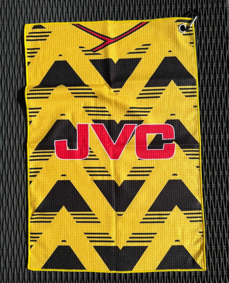 Retro Arsenal Golf Towel 'JVC' - Etsy UK