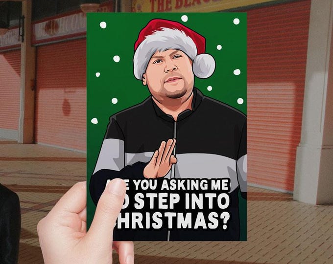 Smithy Step Into Christmas Gavin and Stacey Christmas Card Great Card ...