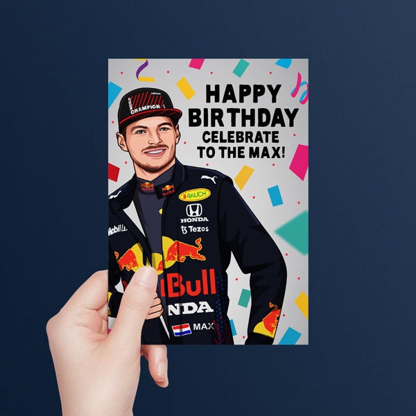 F1 Birthday Card - Etsy UK