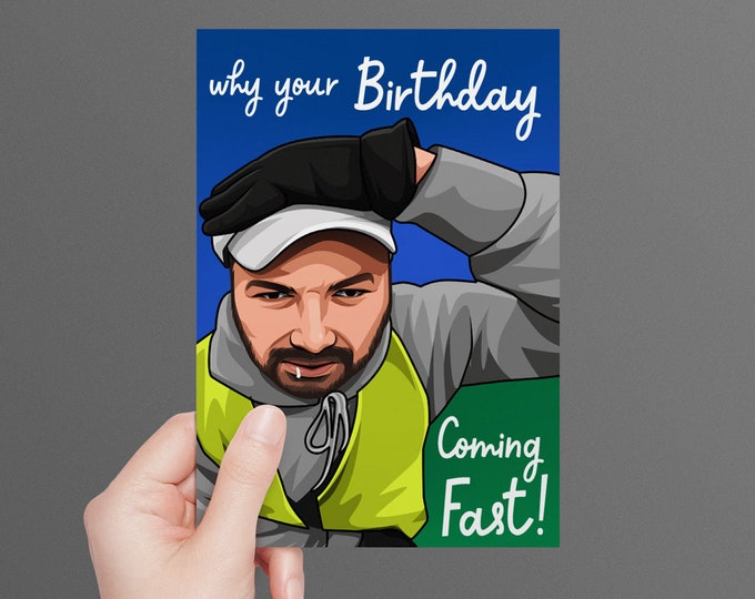 Why You Coming Fast! Meme Funny Birthday Card - Etsy UK