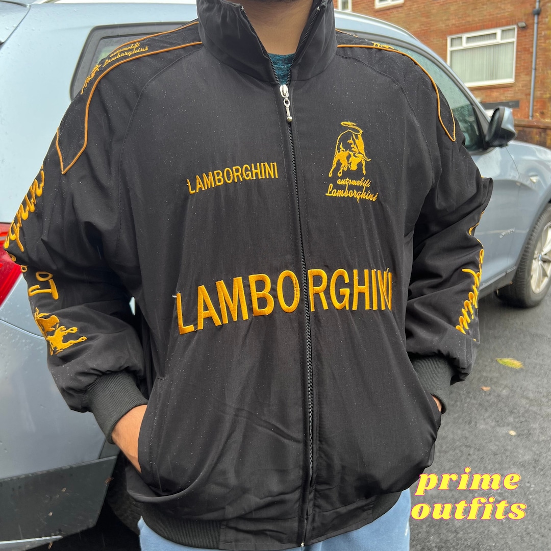 Lamborghini Racing Jacket Bomber Jacket Racing Streetwear - Etsy