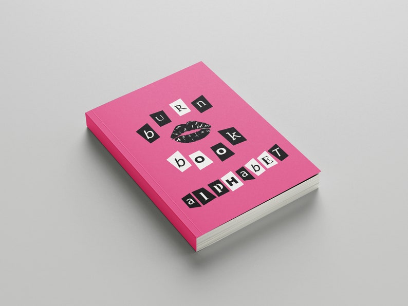 Burn Book Font, Mean Girls Alphabet, Ranson Style Letters, Magazine ...
