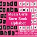 Burn Book Font, Mean Girls Alphabet, Ranson Style Letters, Magazine ...