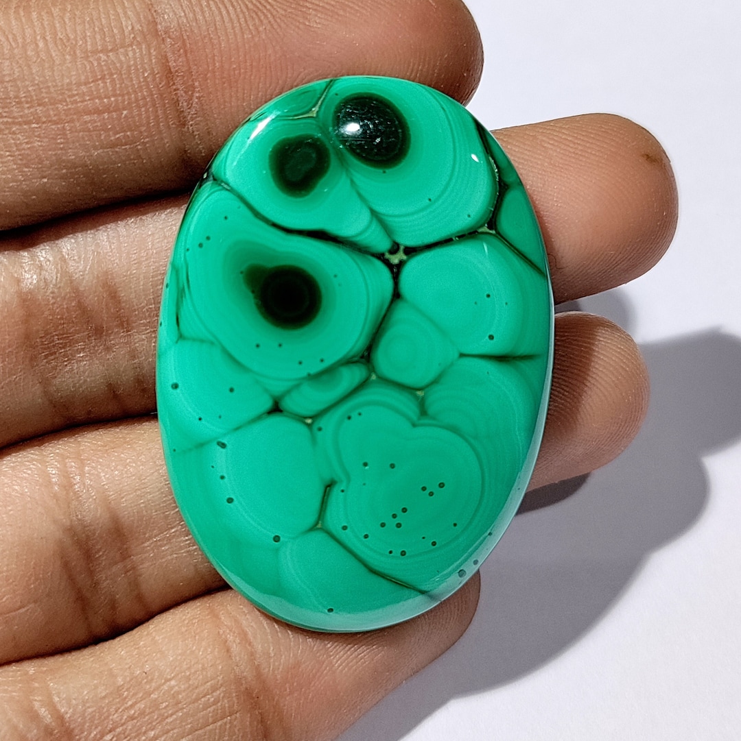 Rare Malachite / Rare Malachite Gemstone/pendant Size Green Black ...