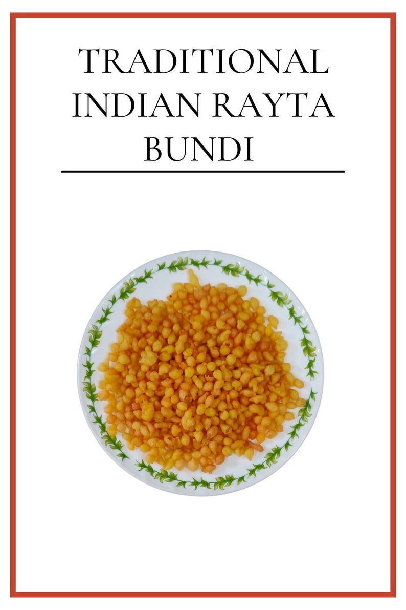Traditional Indian Rayta Bundi Yogurt With Crispy Chickpea Flour Balls ...