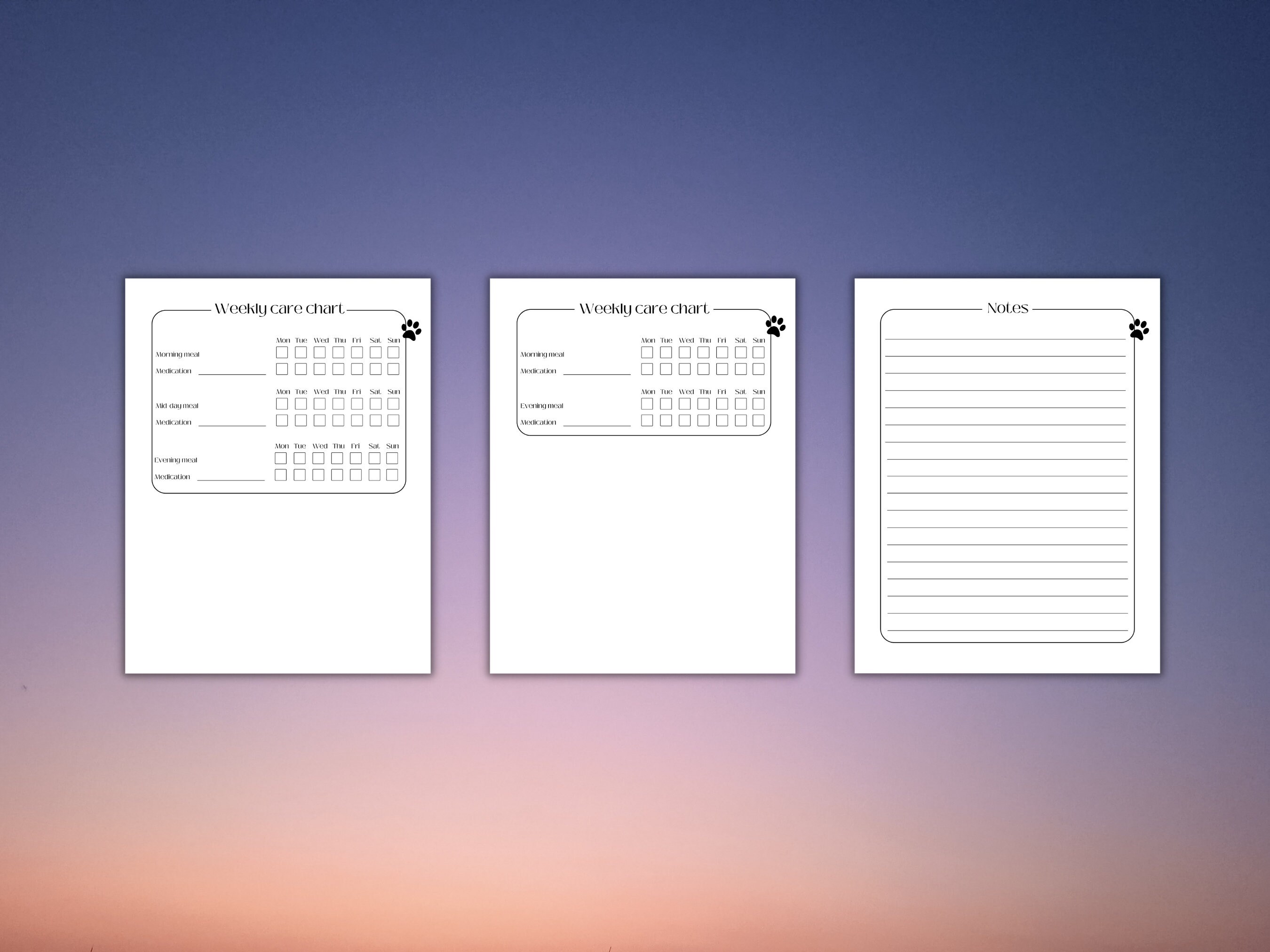 Printable Complete Dog Care Book, Pet Organizer, Puppy / Dog Health ...