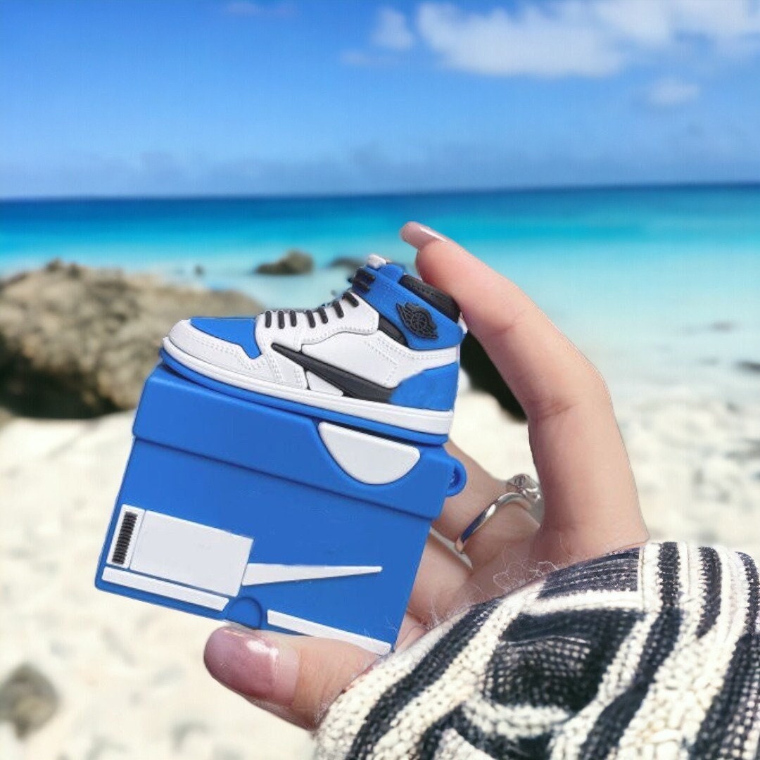 Cool Sneakers Silicone Headset Cases With Box for Airpods 1 2, Wireless ...