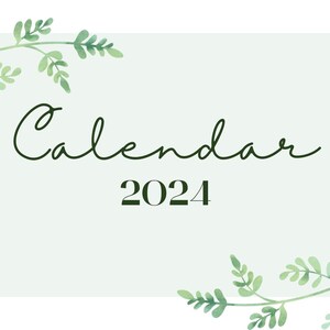Digital Calendar 2024 - Etsy