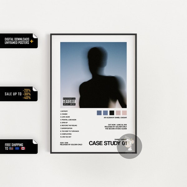 Case Study 01 Album Cover Poster - Etsy