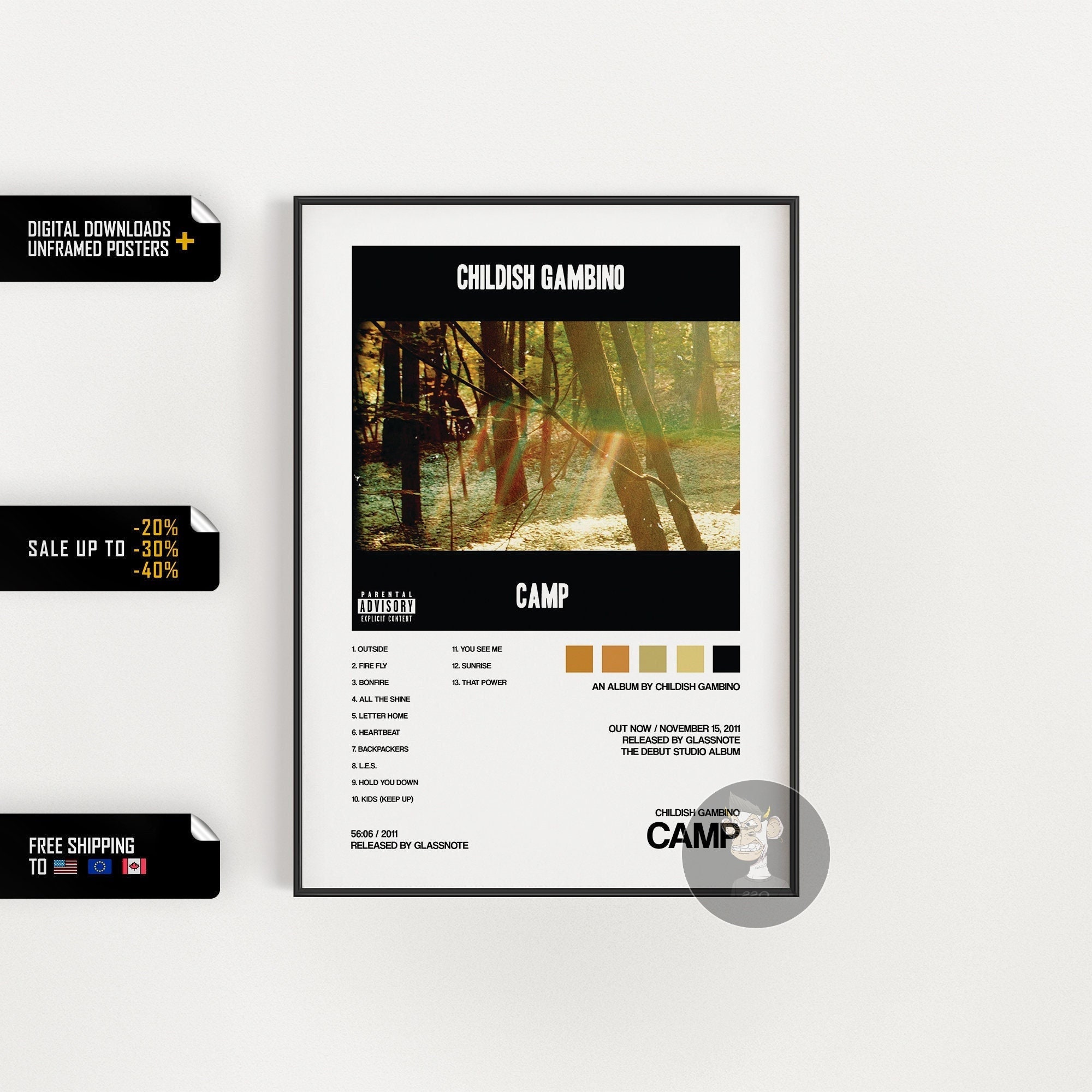 Childish Gambino Camp Poster