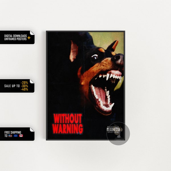 Without Warning 21 Savage Poster - Etsy