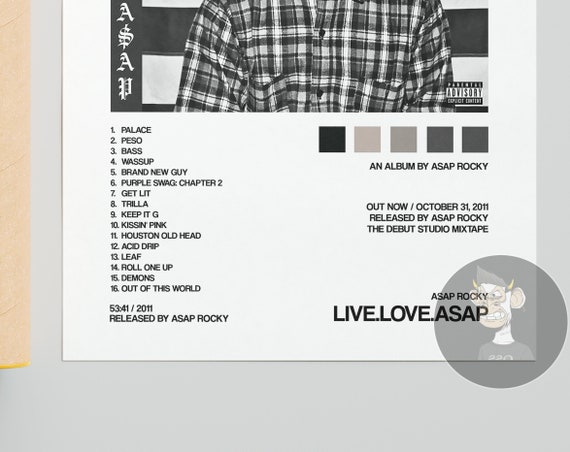 Asap Rocky Album Cover Live Love