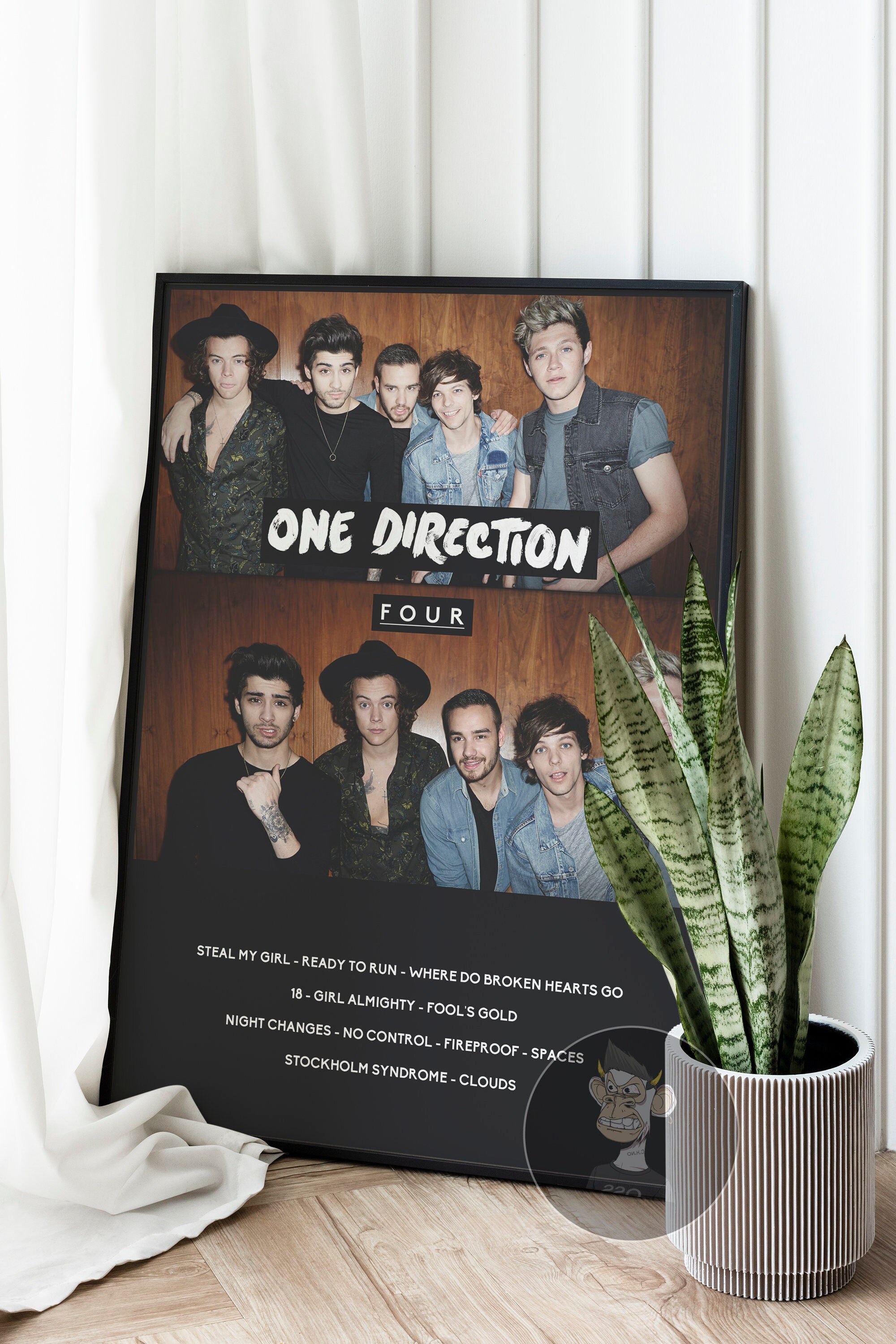 One Direction Framed Poster